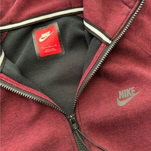 Nike | Jackets & Coats | Mens Nike Tech Fleece Maroon Jacket | Poshmark